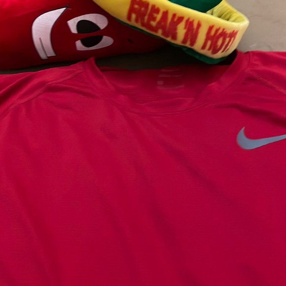 Nike | Shirts | Red Nike Pro Xl Dry Fit | Poshmark